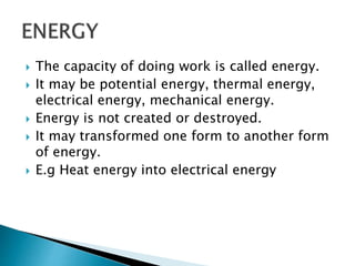 Role of chemistry in energy and environment. | PPTX