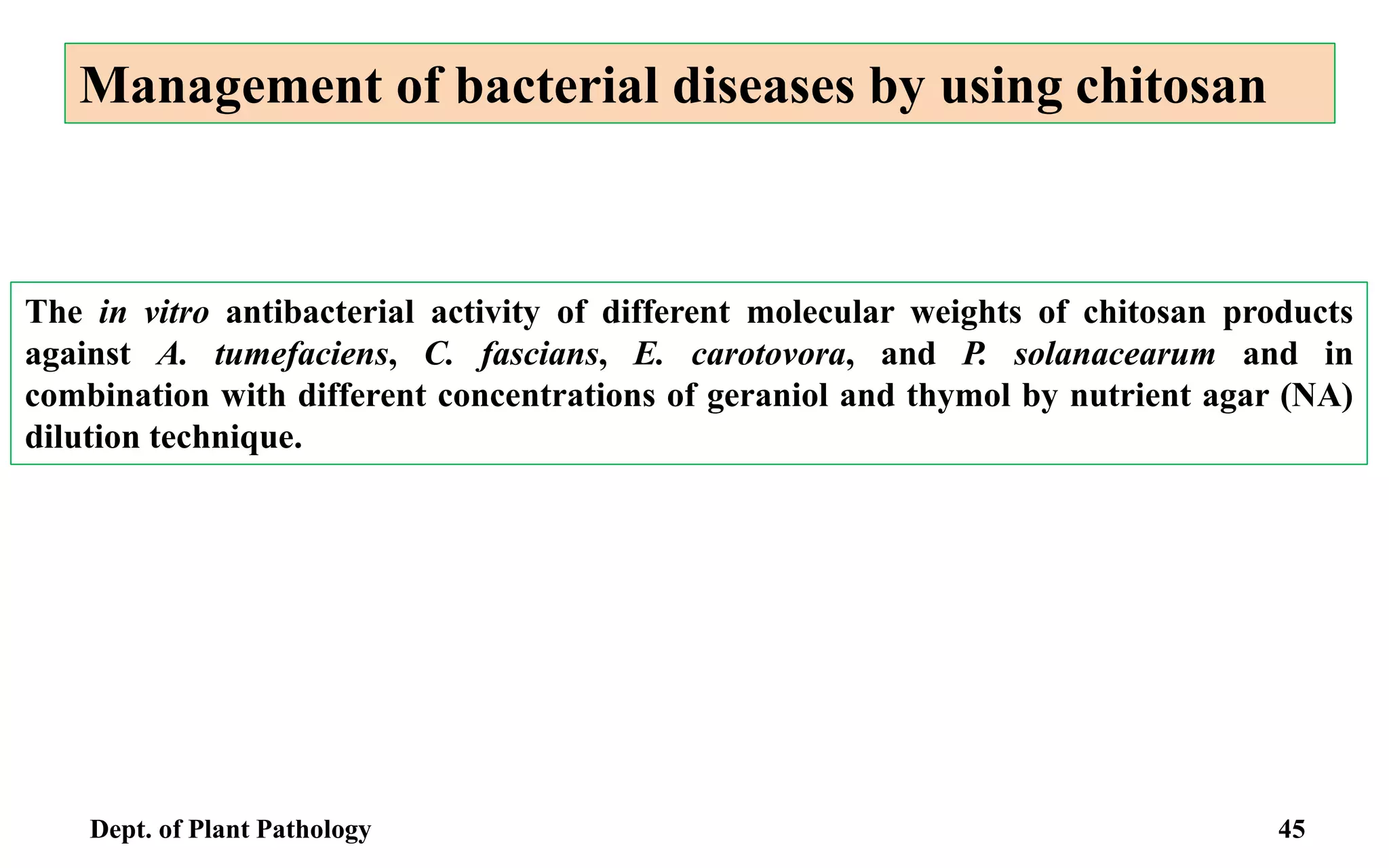 Role of chitosan in post harvest disease management.pptx