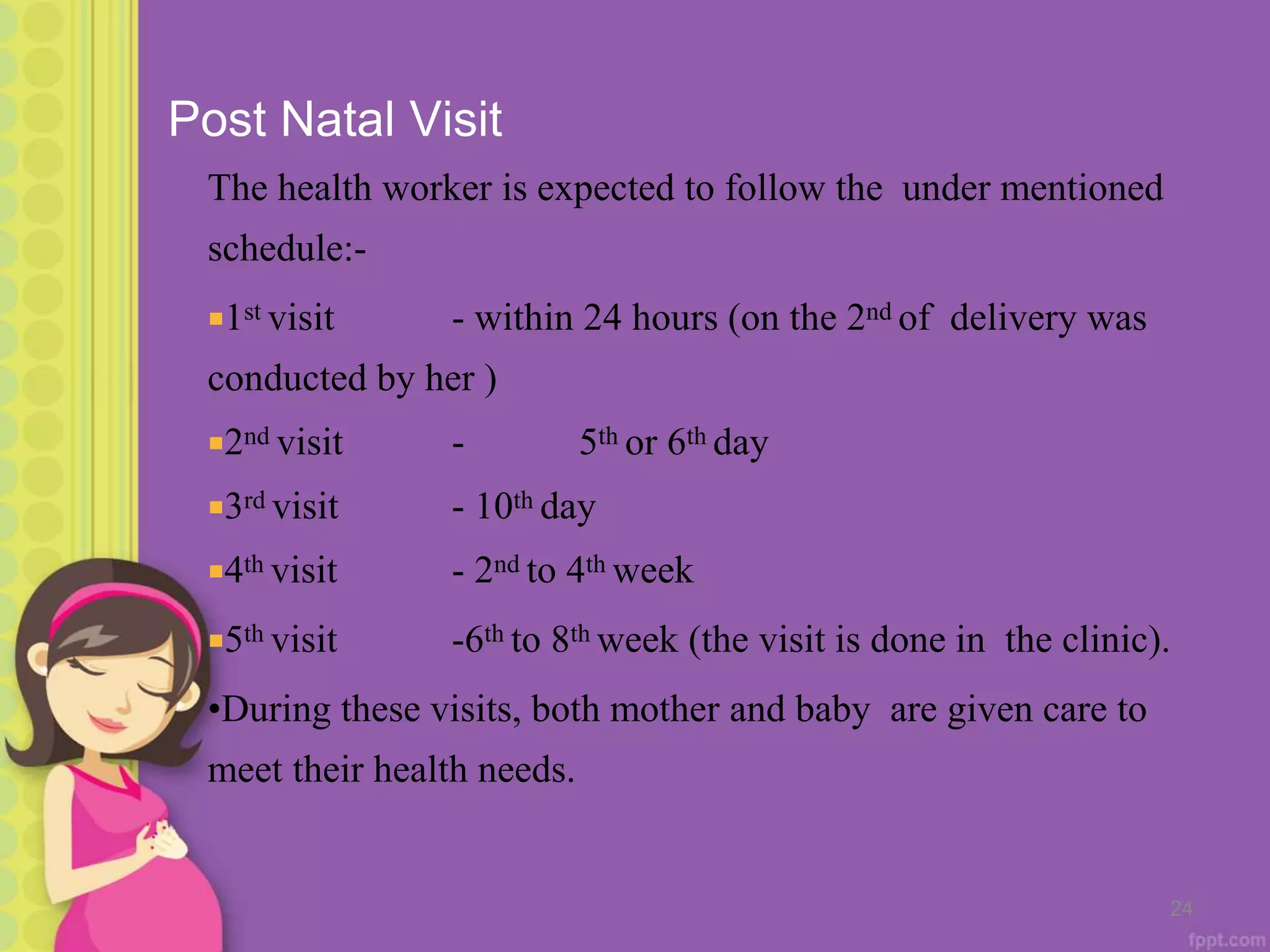 Role of community health nurse in maternal and child health care | PPT