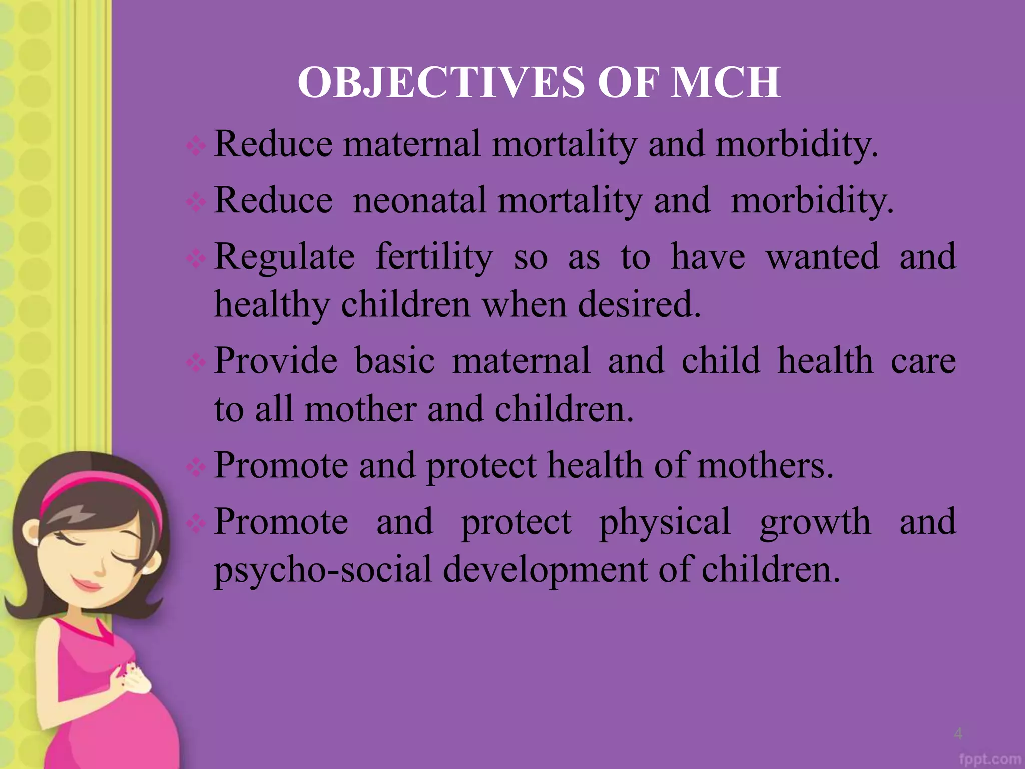 Role of community health nurse in maternal and child health care | PPT
