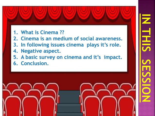 Role of cinema in social awareness | PPTX | Movies | Entertainment
