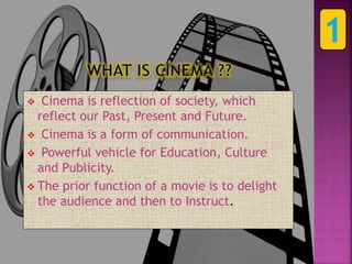 Role of cinema in social awareness | PPTX