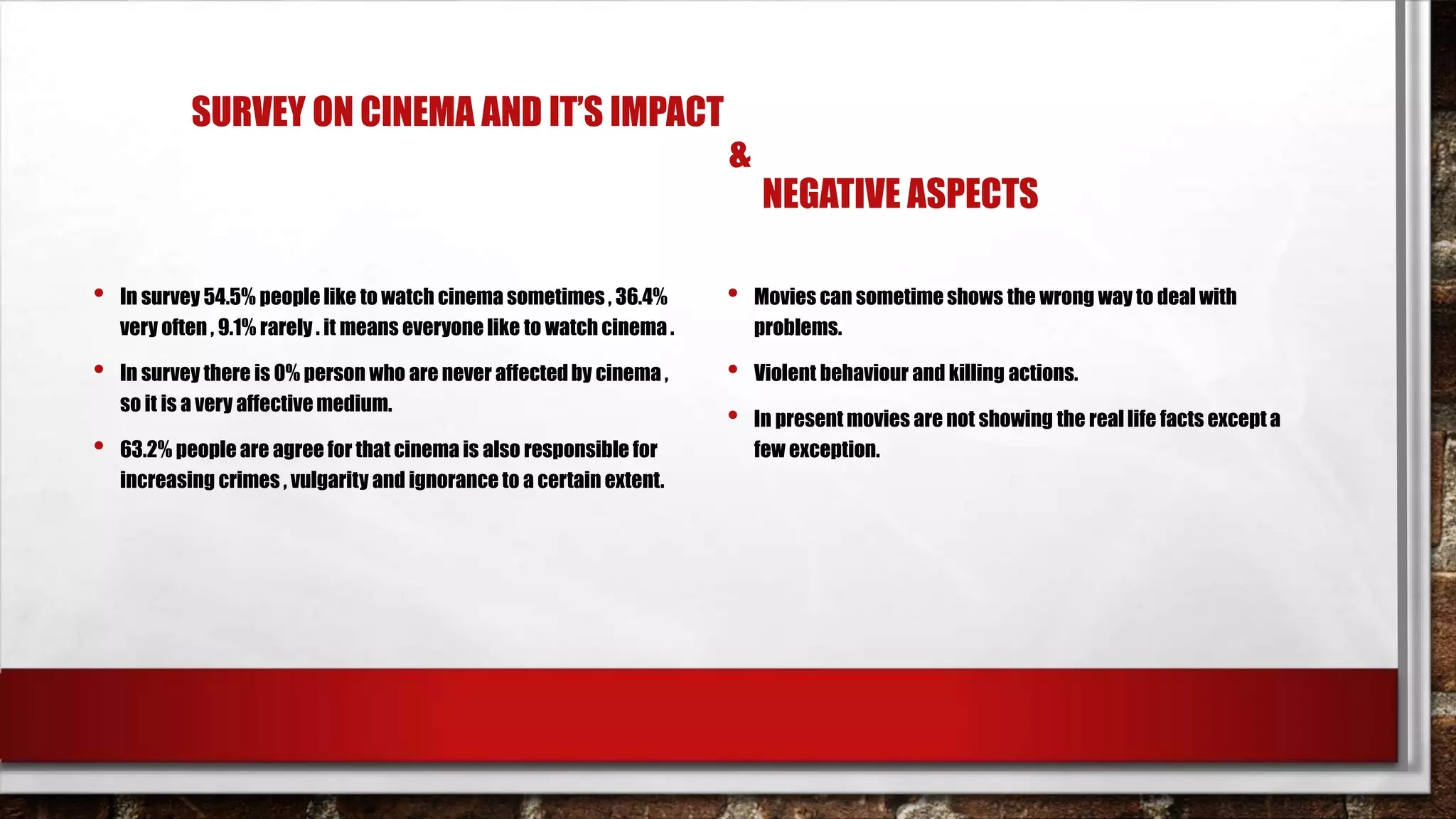 Role of cinema in social awareness | PPTX