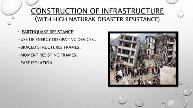 Role of civil engineer in disaster management | PPTX