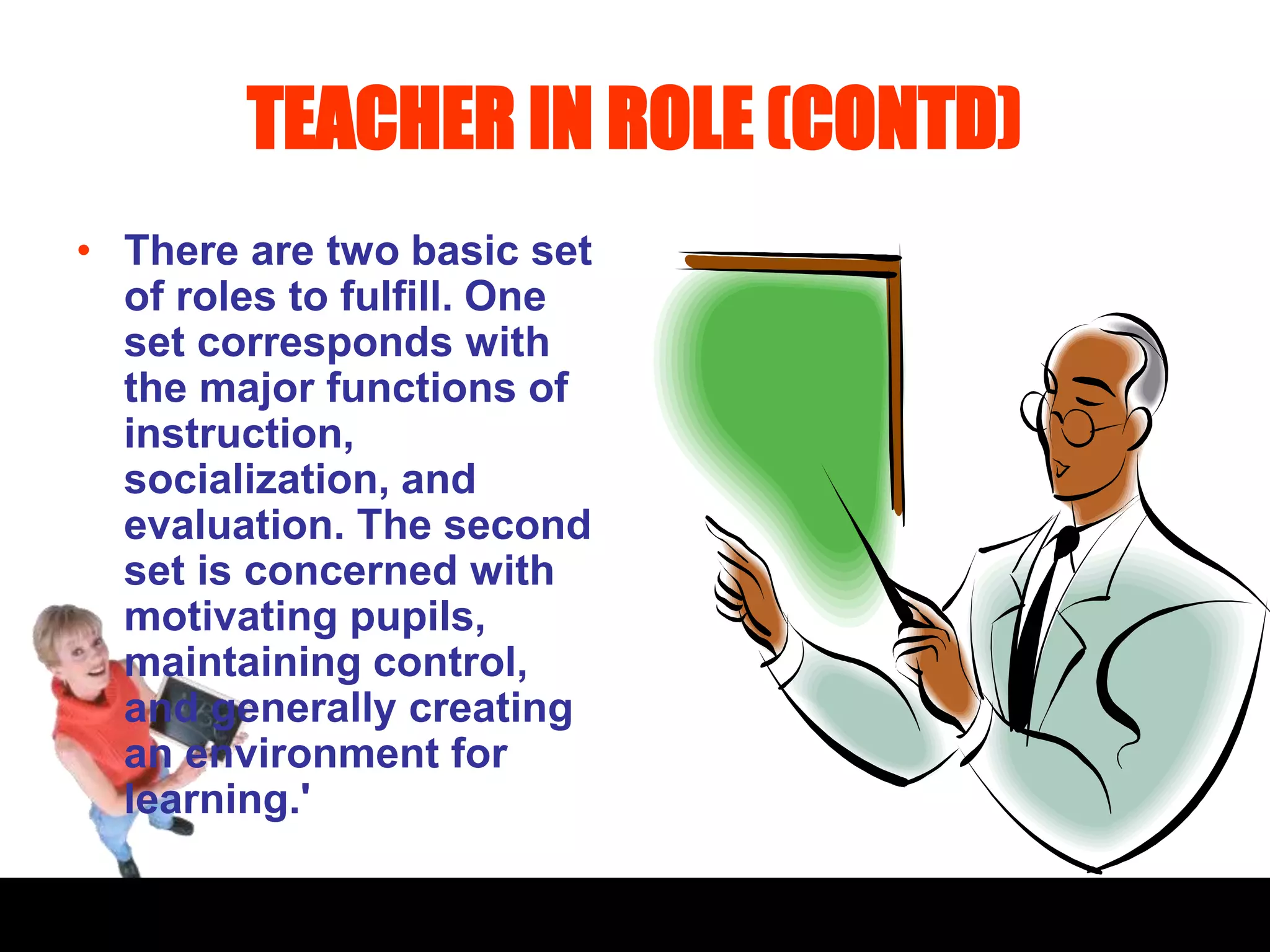 Role of classroom teacher in guidance | PPT