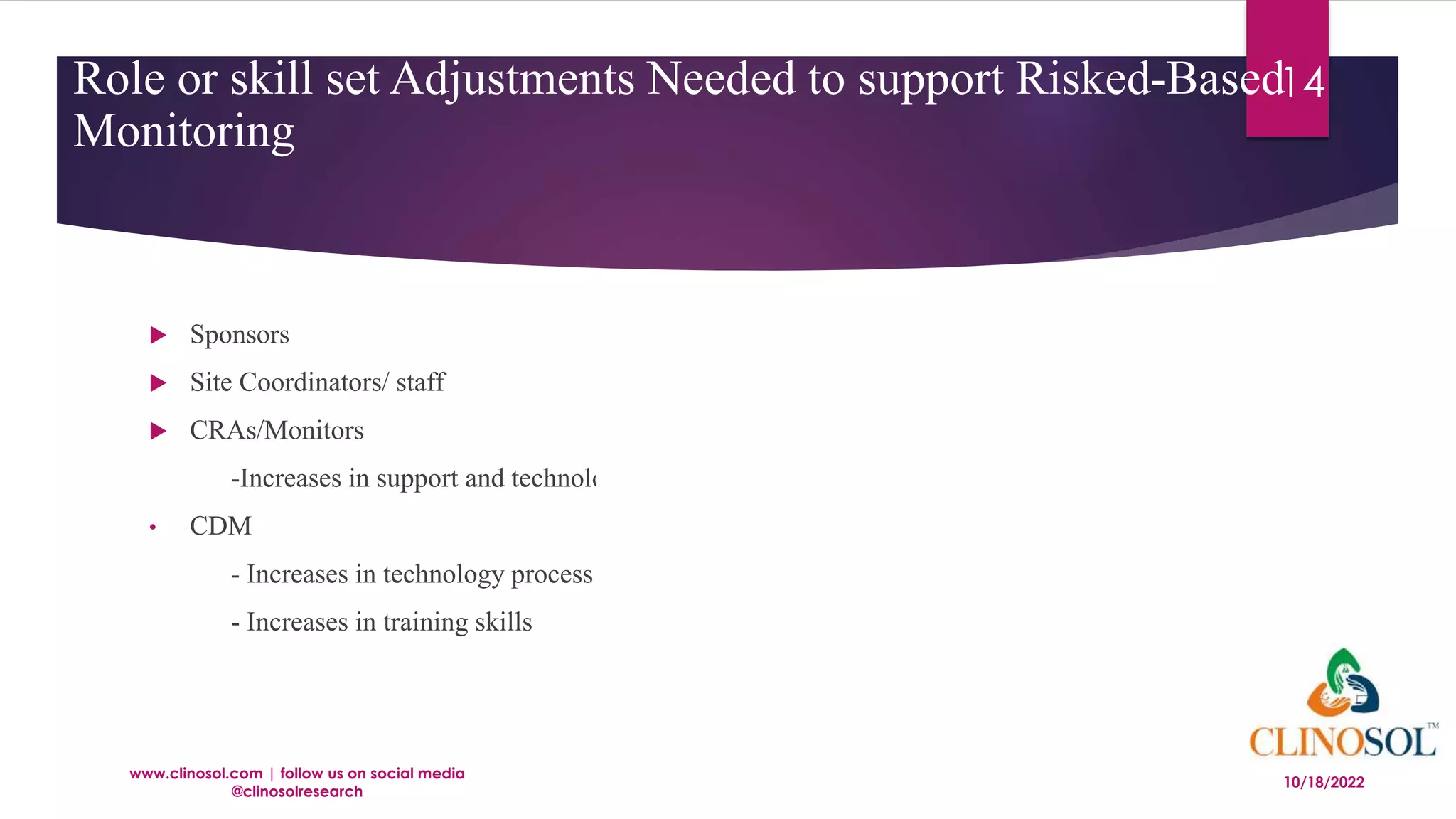 Role of Clinical Data Management in Risk-Based Monitoring | PPTX