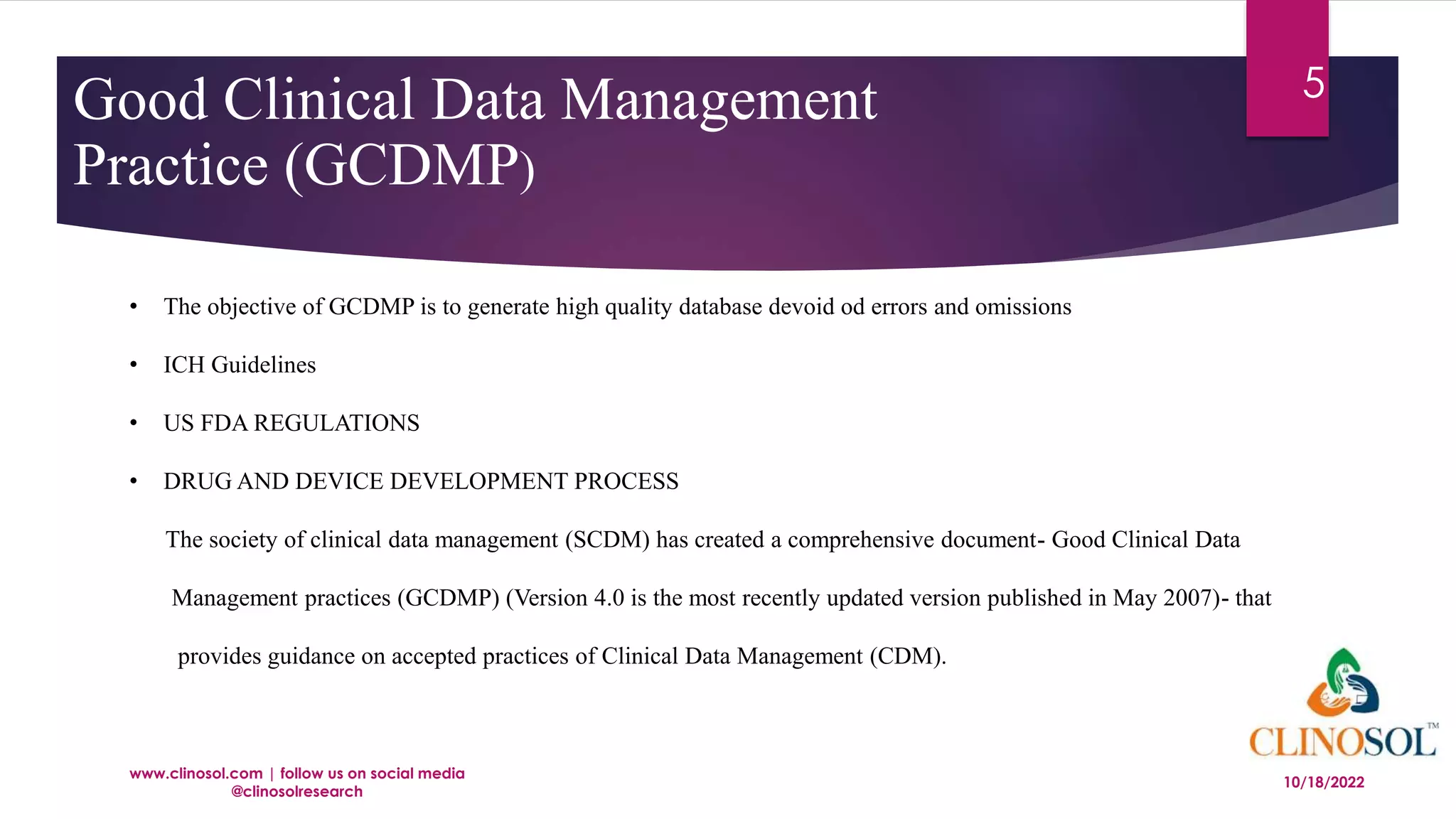 Role of Clinical Data Management in Risk-Based Monitoring | PPTX