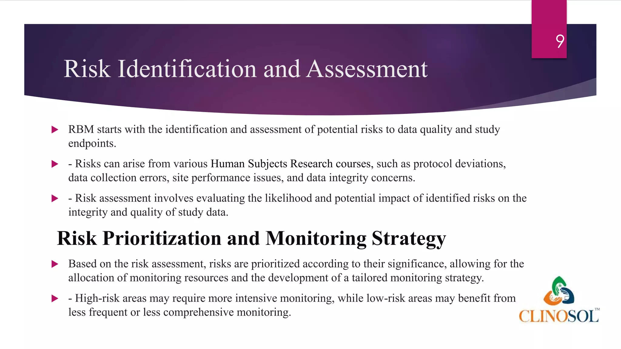Role of Clinical Data Management in Risk-Based Monitoring | PPTX