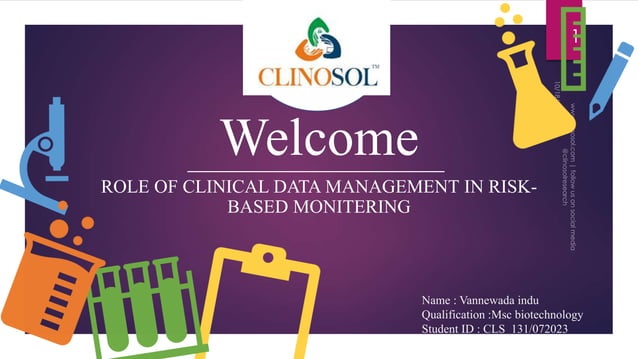 Role of Clinical Data Management in Risk-Based Monitoring | PPTX