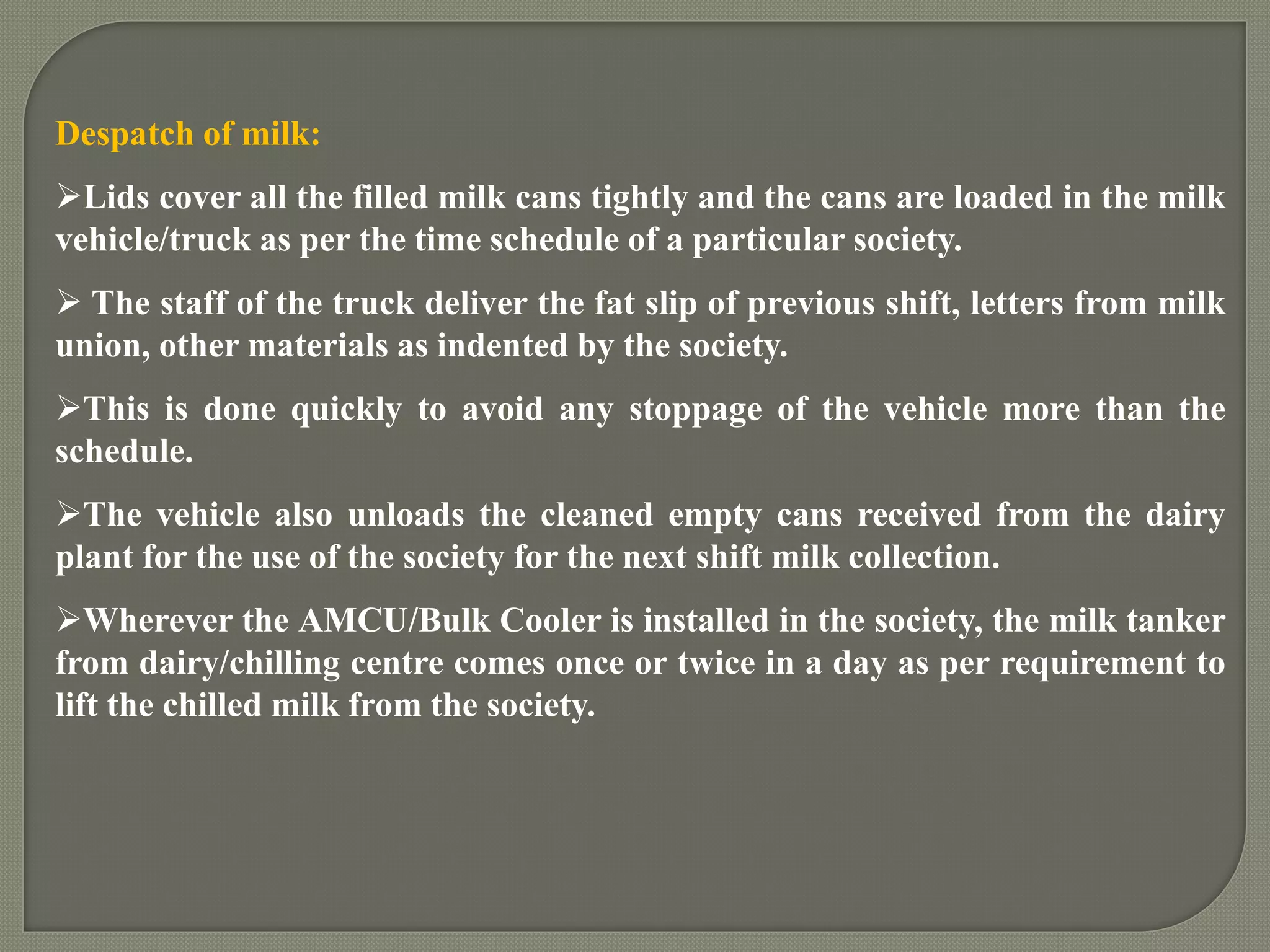 Role of co -operative society in milk production and marketing | PPTX
