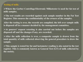 Role of co -operative society in milk production and marketing | PPTX