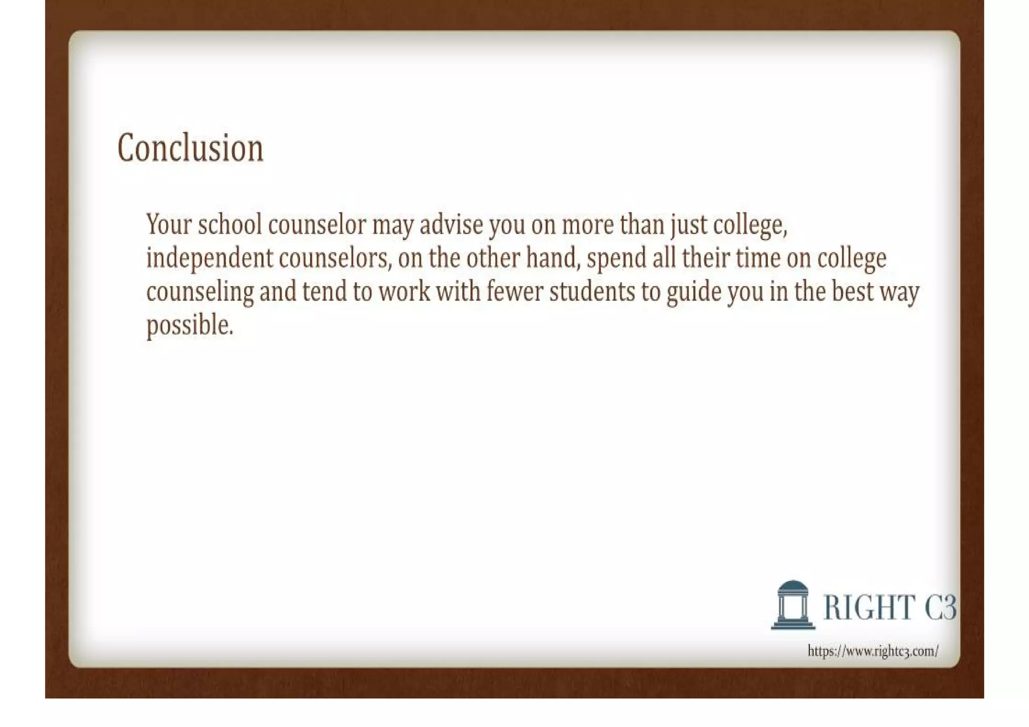 Role Of College Admissions Counselor | PPT