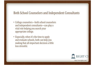 Role Of College Admissions Counselor | PPT