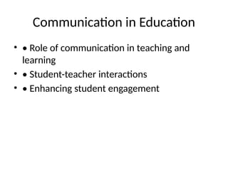 role of communication pdf computer it project ai for class 10 | PPT