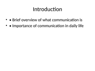 role of communication pdf computer it project ai for class 10 | PPTX