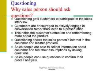 Role of communication in selling | PDF