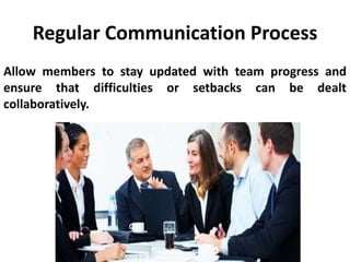 Role of communication in teamwork | PPTX