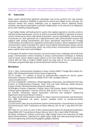 Role of communication schemes for power system operation and | PDF