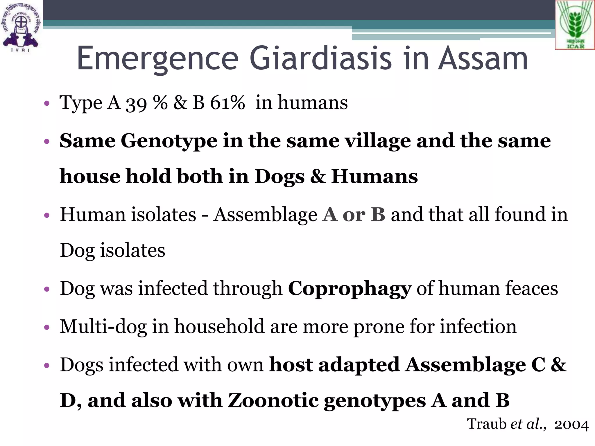 Role of companion animals in emergence and transmission of Parasitic ...