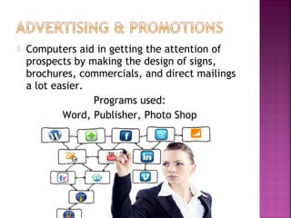 Role of computer in marketing | PPT