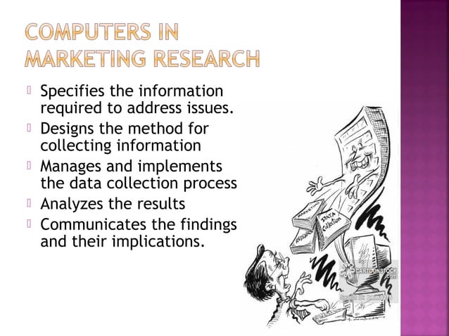 Role of computer in marketing | PPT