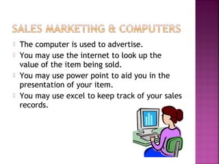 Role of computer in marketing | PPT