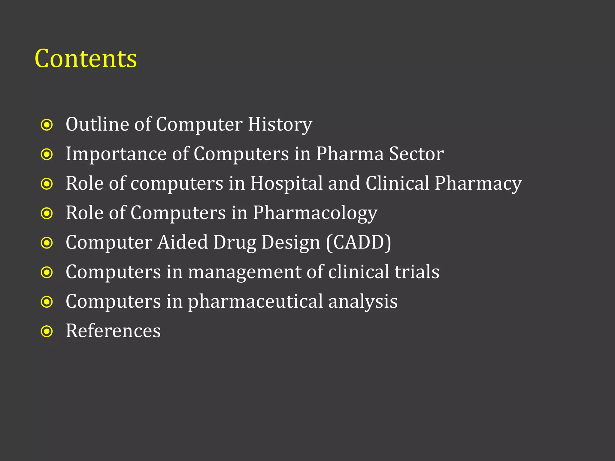 Role of computers | PPTX
