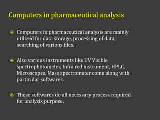 Role of computers | PPTX
