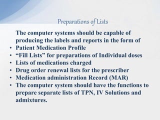 Role of computers in clinical pharmacy | PPTX | Pharmaceutical Industry ...