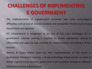 Role of computers in E governance | PPTX | Cloud Computing | Internet