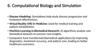 Role of computers in medicine(Biomedical).pptx