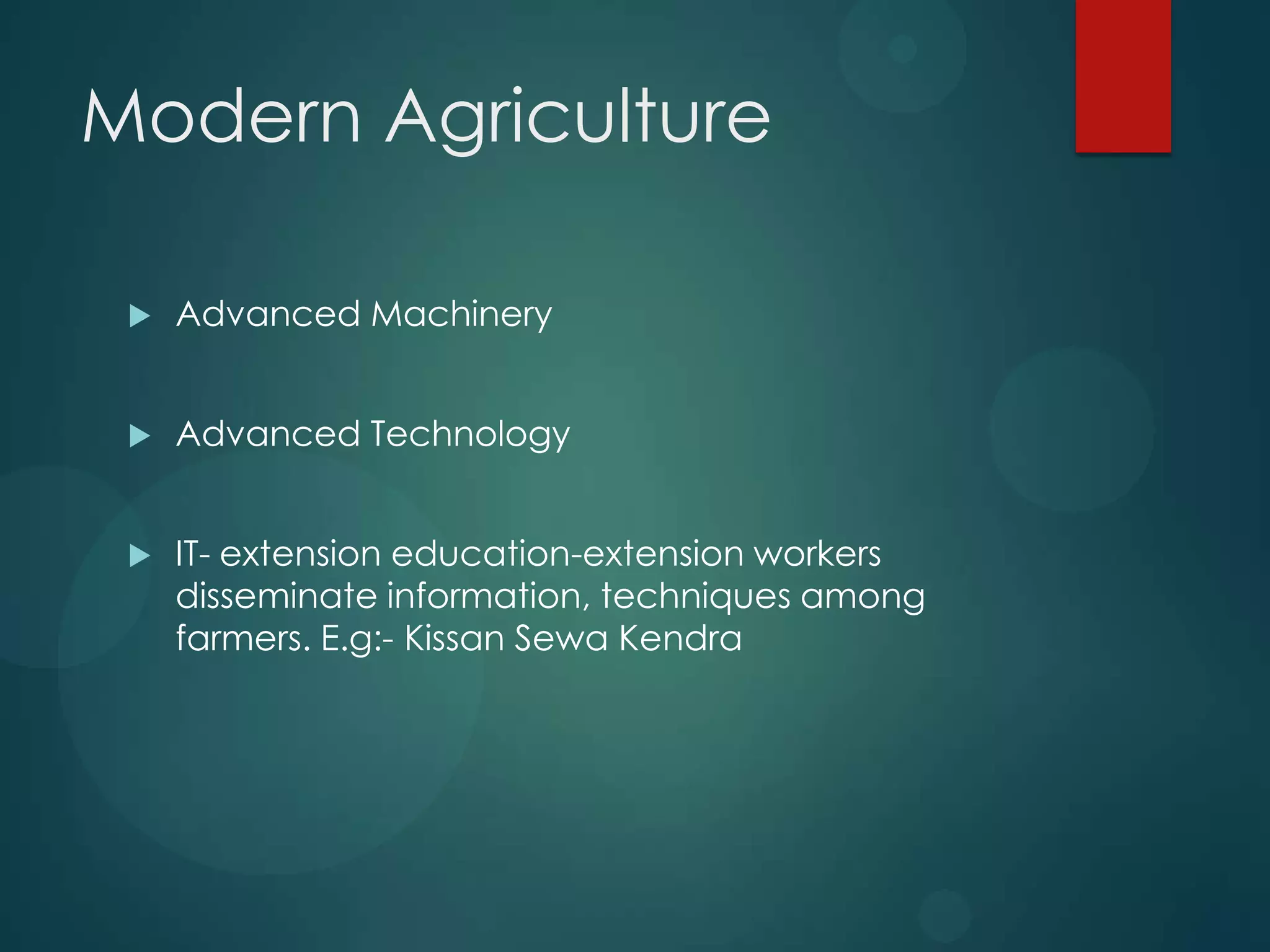 Role of computers in science and technology agriculture