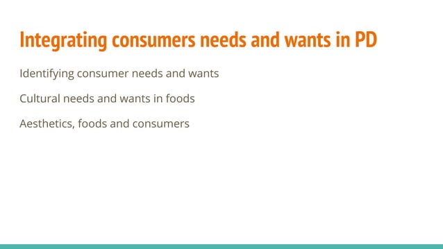 Role of consumer in food product developnment | PPTX