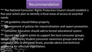 The Roles of consumer protection act 2009, to control Anti-Consumer ...