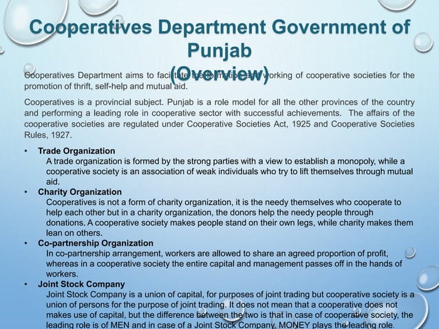 Role of cooperative societies in community development | PPTX ...