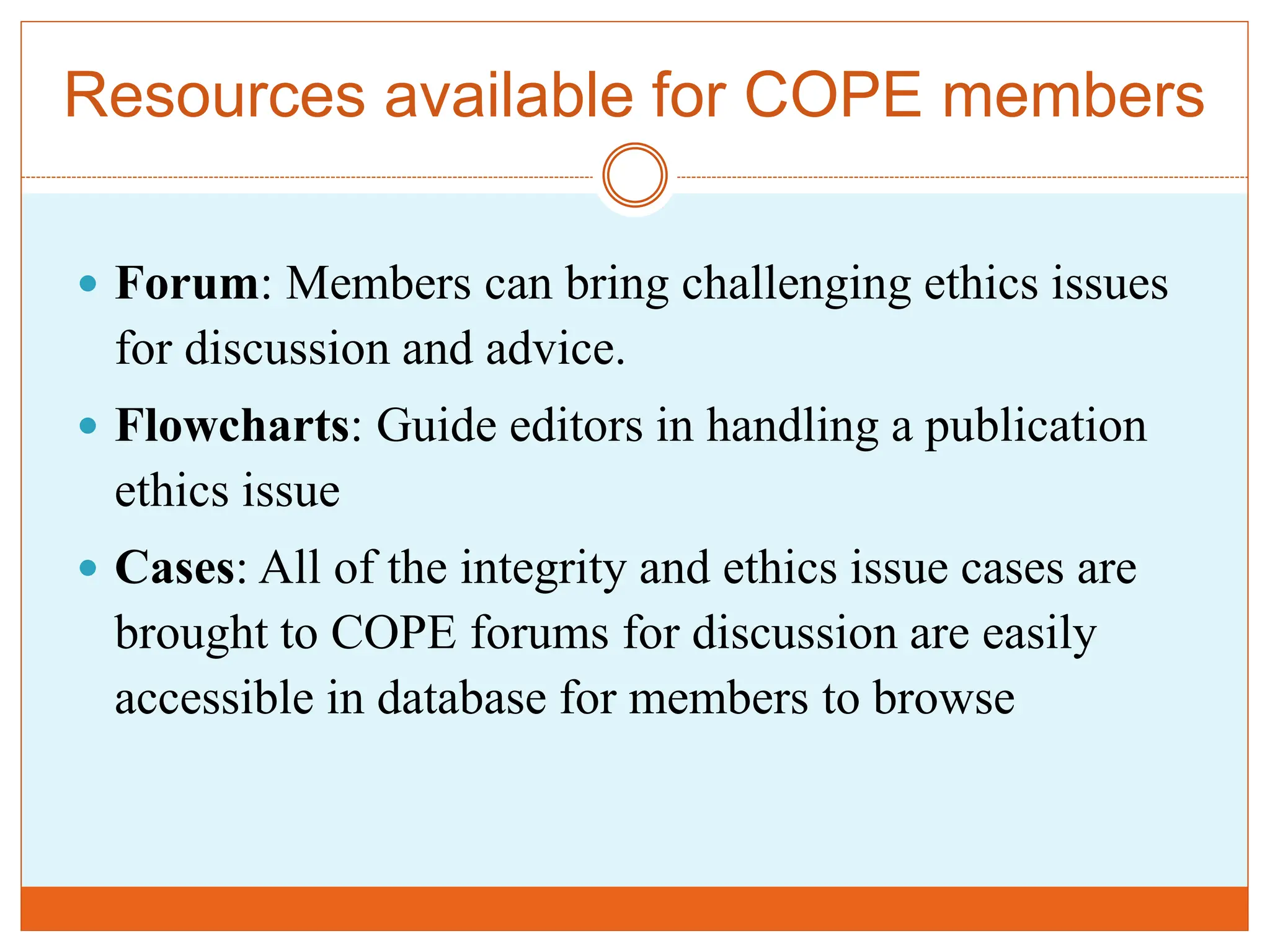 Role of COPE in Research Ethics.pptx