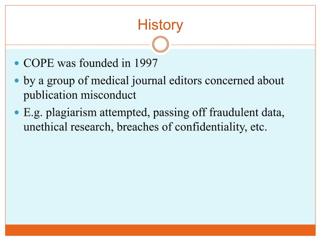 Role of COPE in Research Ethics.pptx