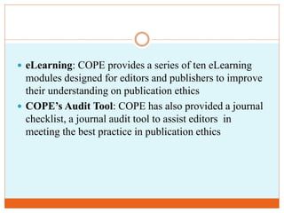 Role of COPE in Research Ethics.pptx