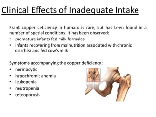 Role of copper in our body | PPTX