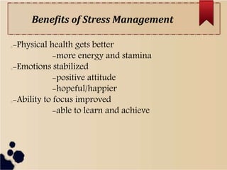 Role of Counselling in Stress Management | PPTX