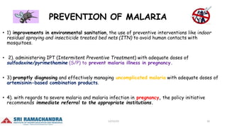 ROLE OF COMMUNITY PHARMACIST IN MALARIAL CONTROL PROGRAM | PPTX