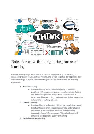 Role of creative thinking in the process of learning.pdf