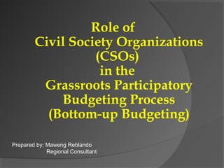 Role of cso in gbp | PPT