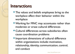 Role of culture | PPT