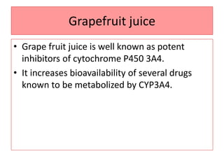 Role of cytochrome p450 in drug | PPTX