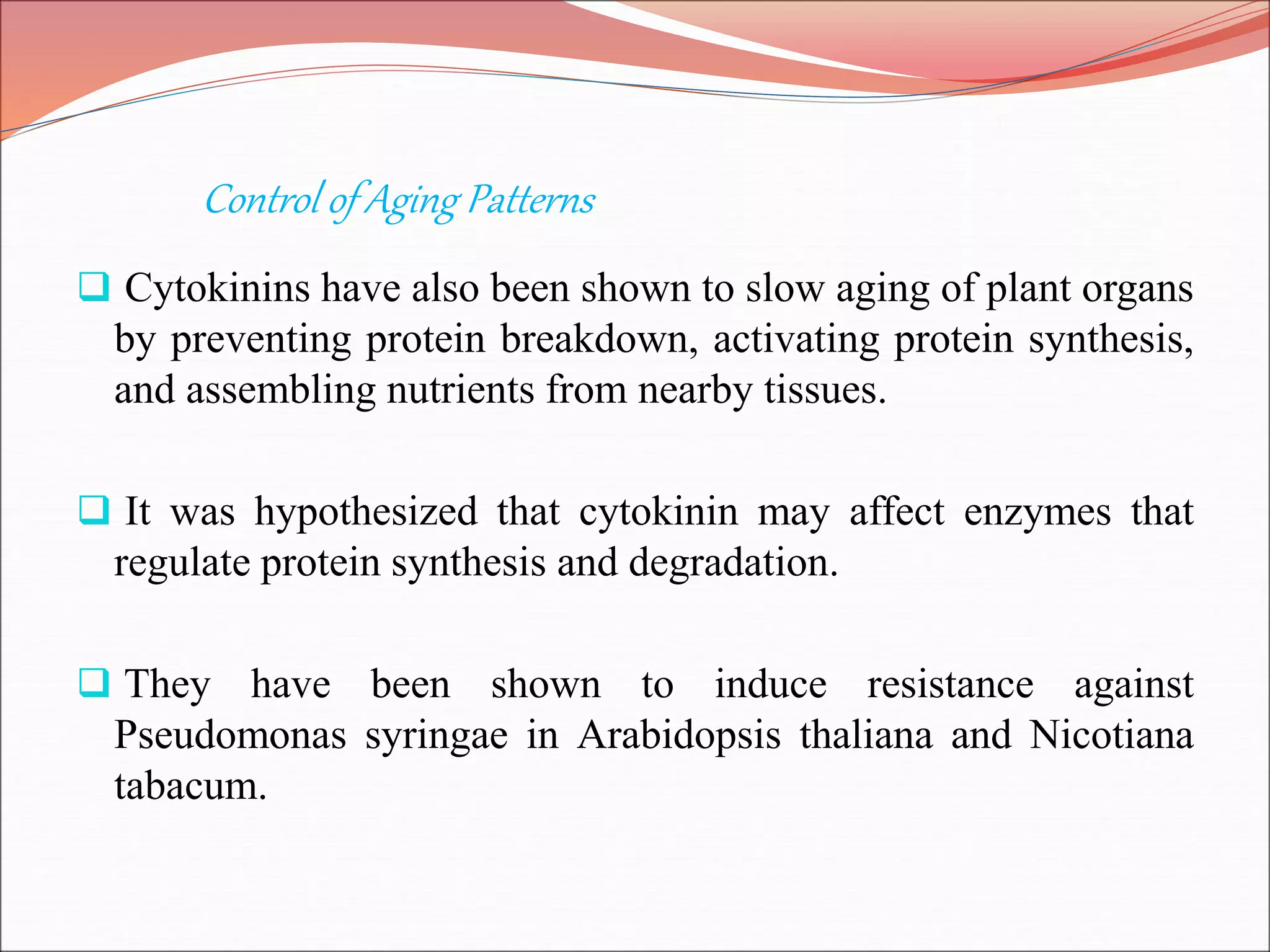 Role of cytokinin in plant tissue culture | PPT