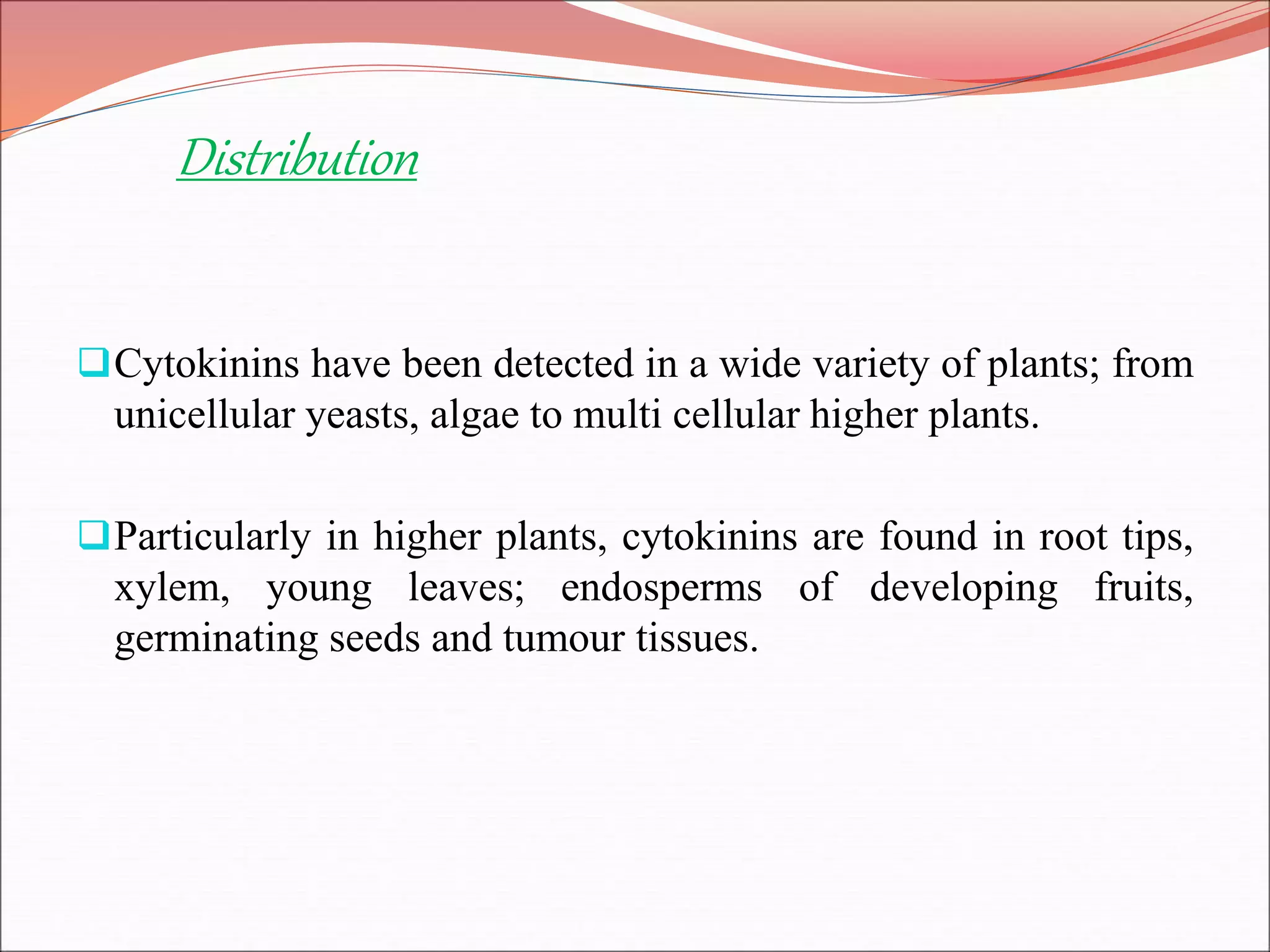 Role of cytokinin in plant tissue culture | PPT