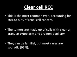 Role of cytology in renal lesions | PPTX