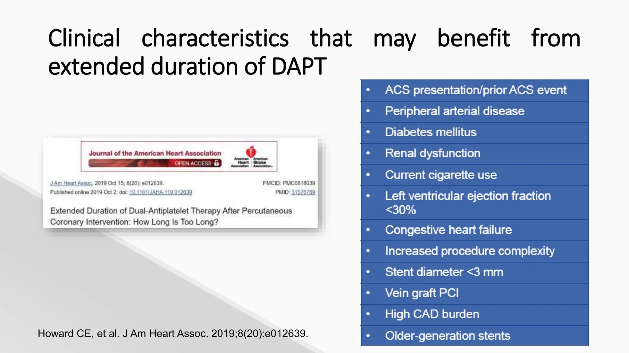 Role of DAPT In ACS patients.Cardiologypptx | PPTX