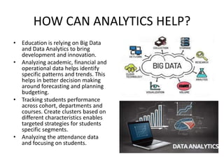 Role of data analytics in educational industry | PPTX